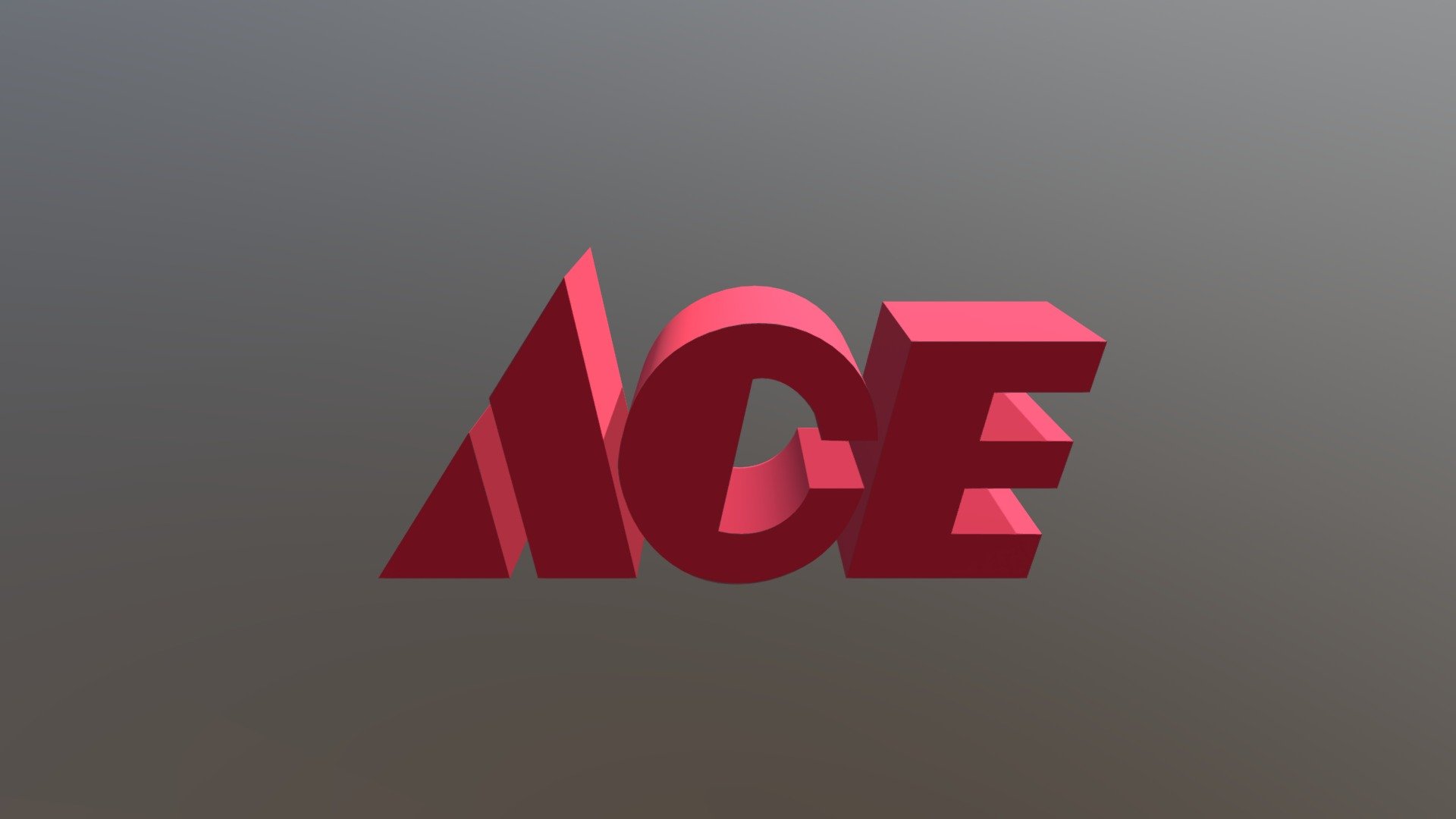 Ace Logo 3D - Download Free 3D model by jrizio1999 [5488aa0] - Sketchfab