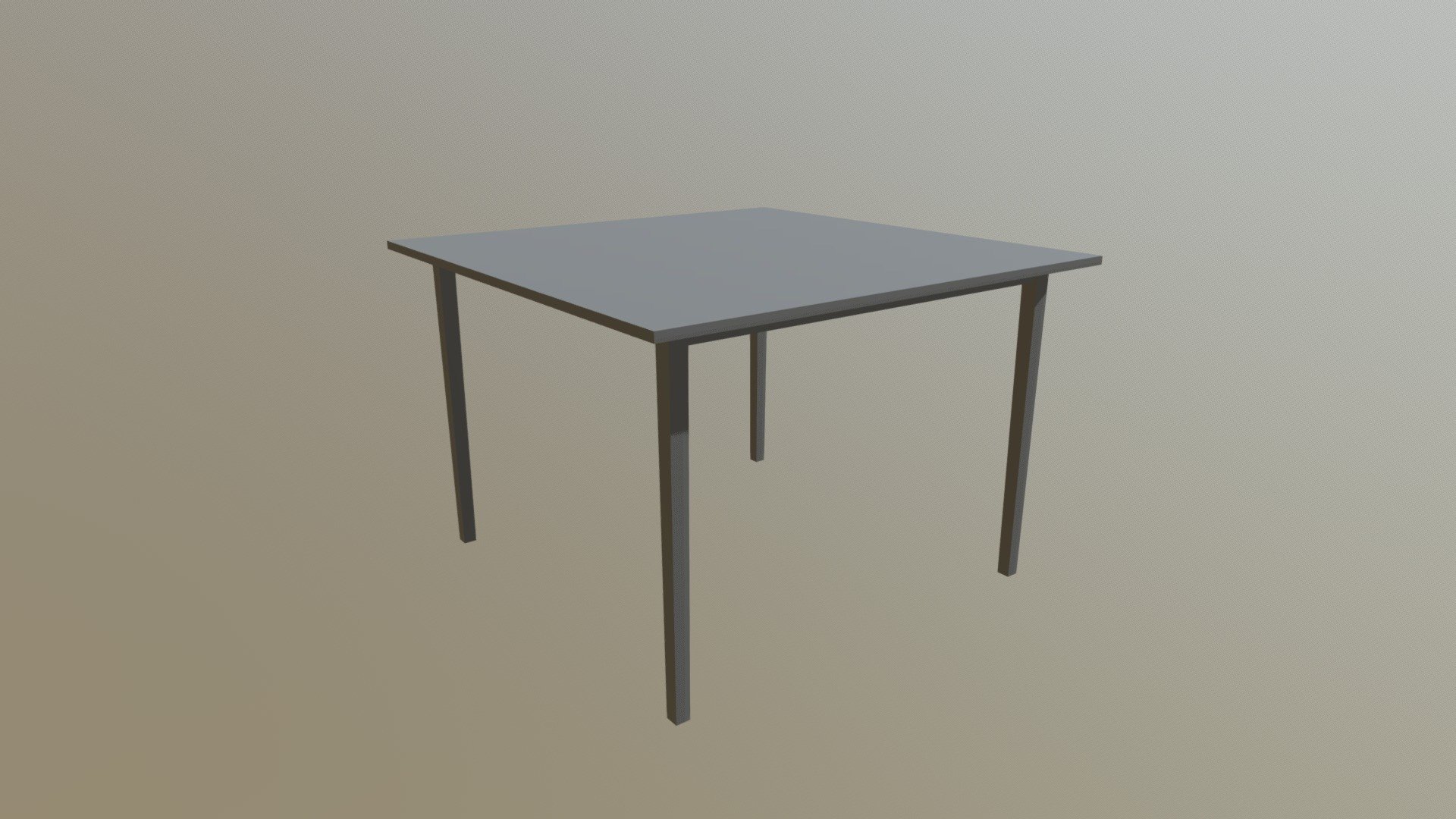 RPI - 004 Table Dining Square D - 3D model by radicalappdev [5489c76 ...
