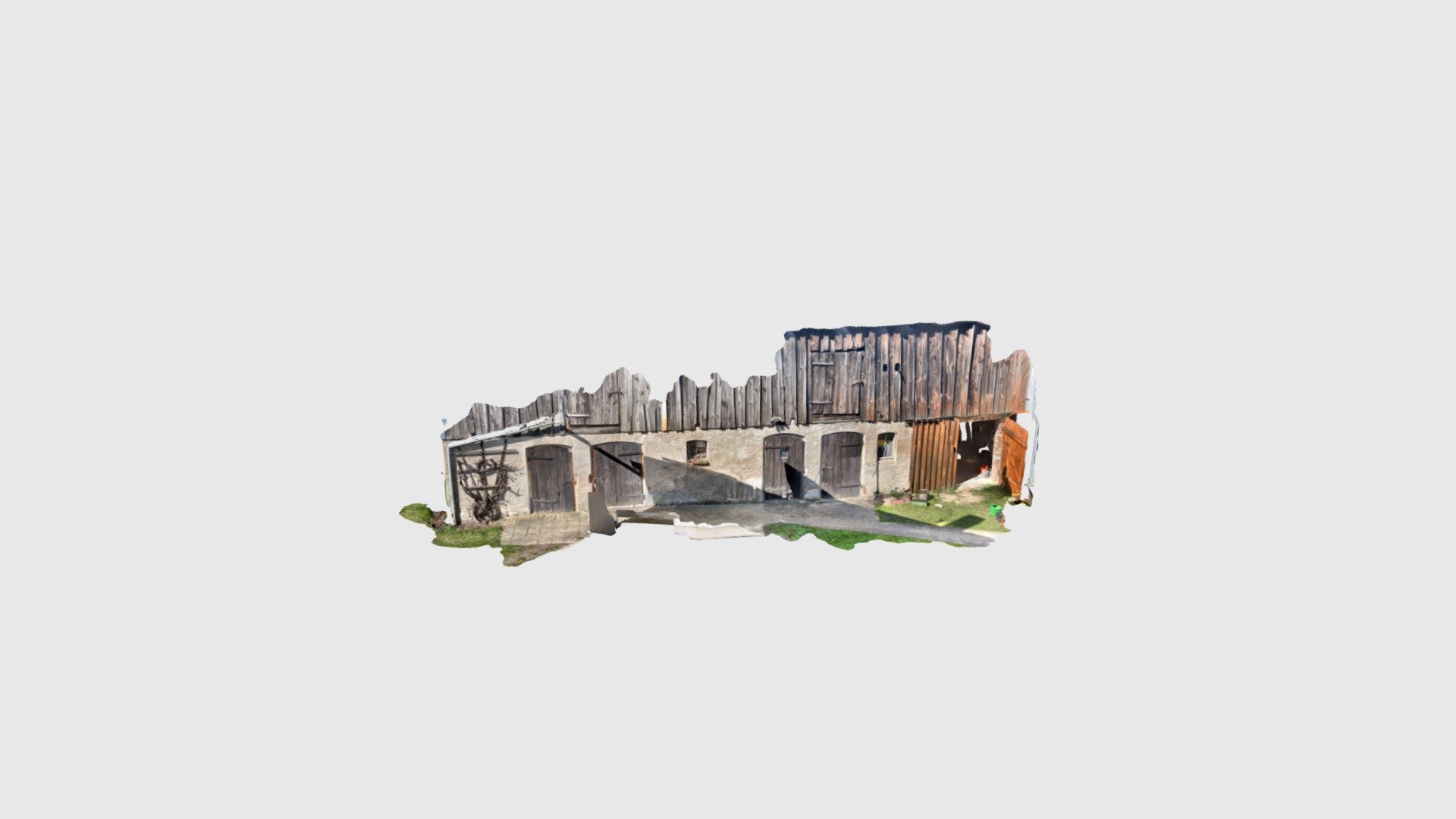 Old Building - 3D model by Marschi [548a276] - Sketchfab