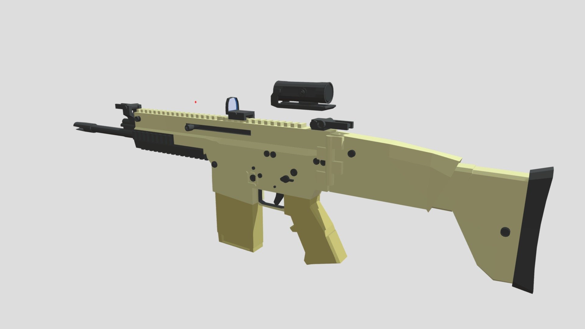 Low Poly FN Scar-h Model REUPDATED - 3D model by ramdom_sp ...