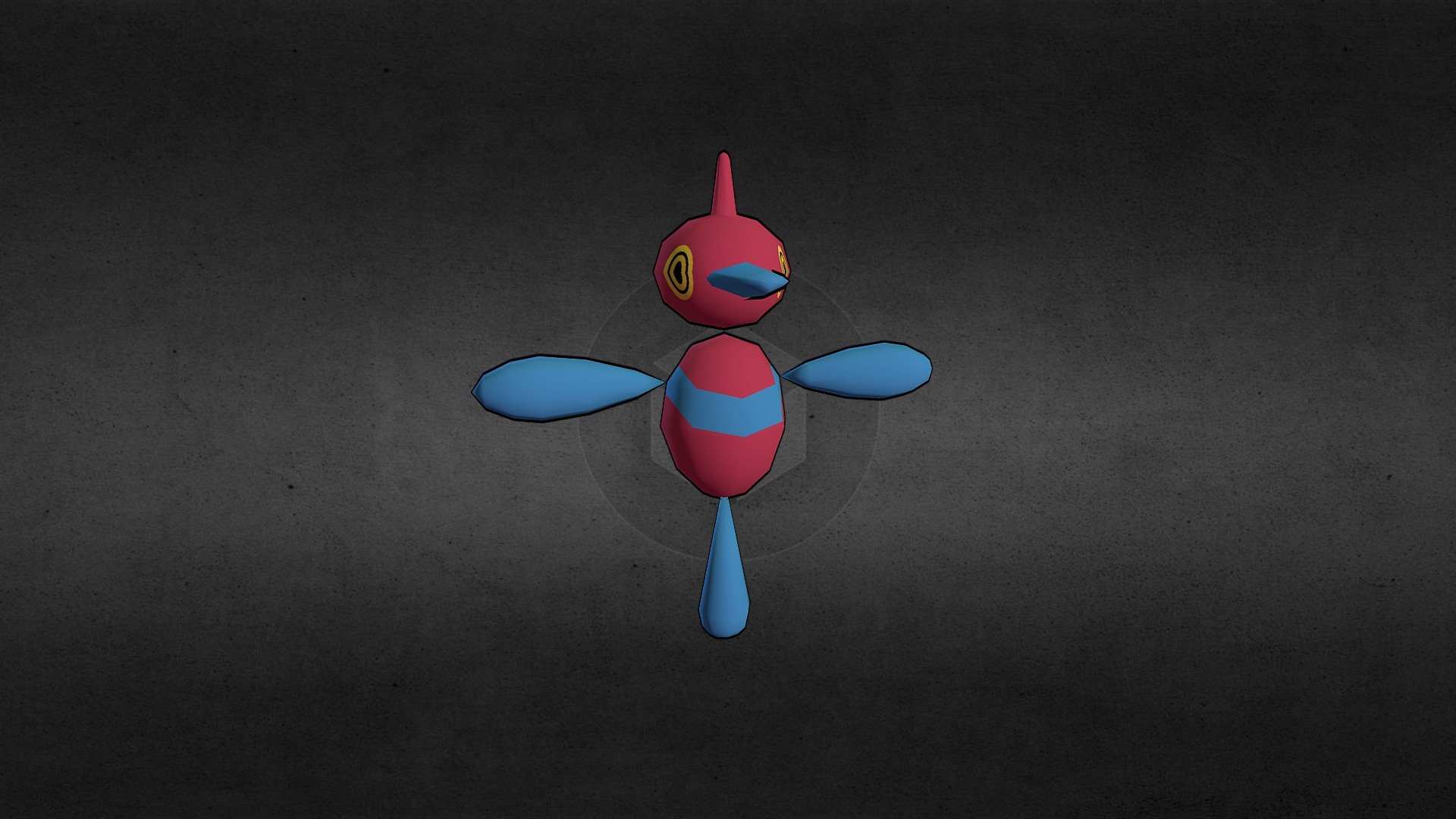 474 Porygon-Z - 3D model by joshua_da [548b206] - Sketchfab