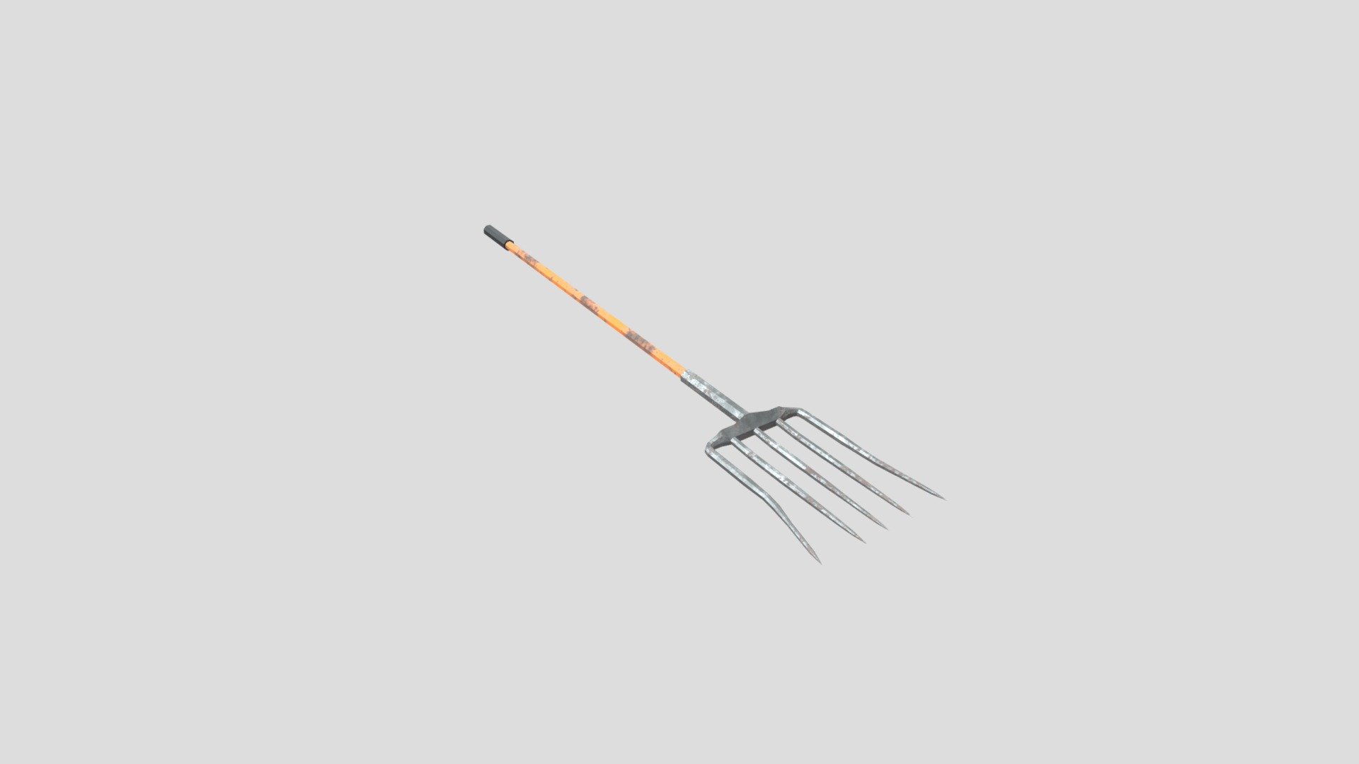 Rusty Pitchfork (Low-Poly) - 3D model by Cameron Traer (@CameronTraer ...