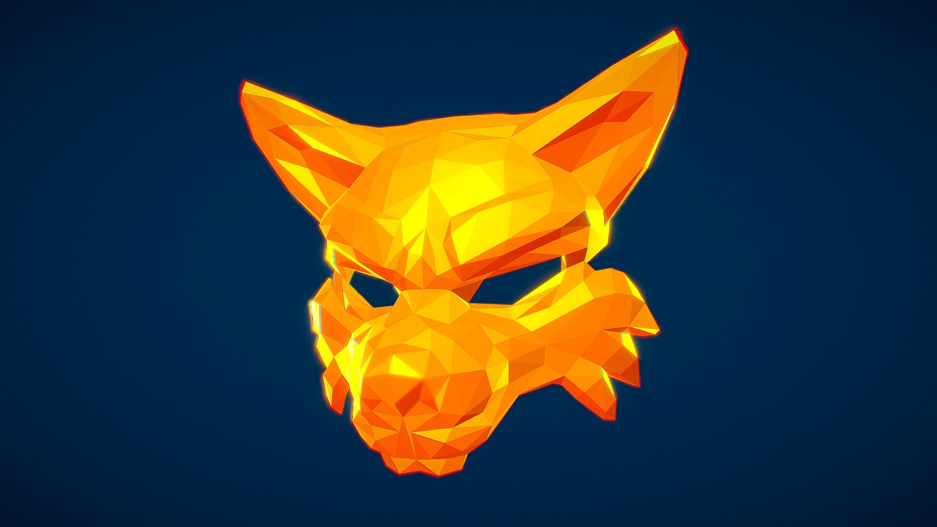 Fox Mask Game Ready model - Buy Royalty Free 3D model by likeastrike ...