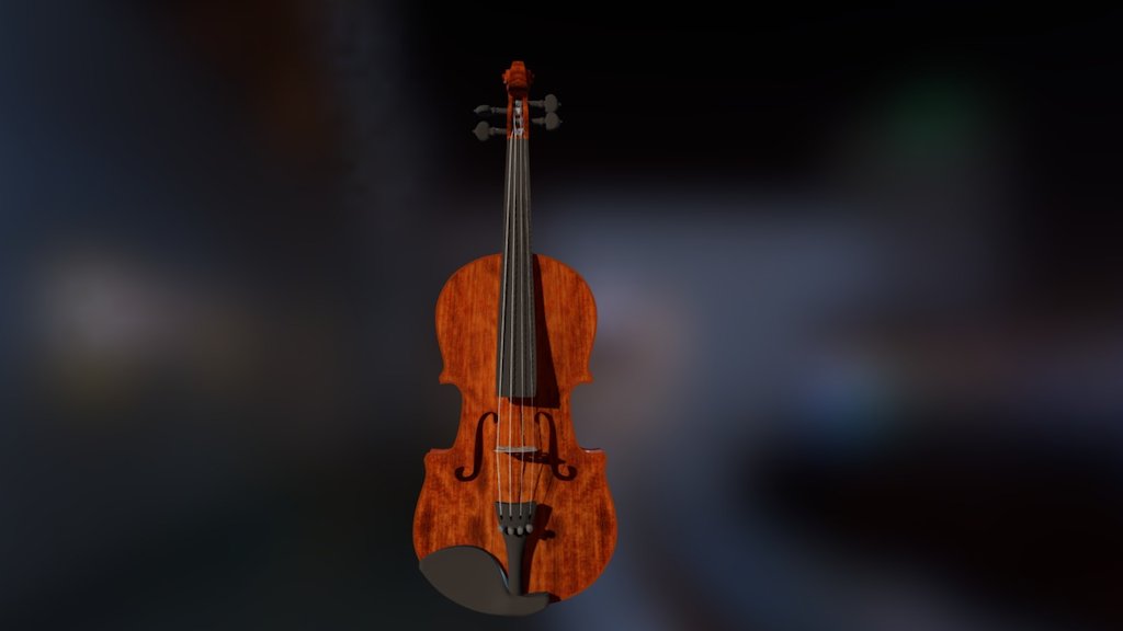 Violin - 3D model by tethrius [548c73f] - Sketchfab