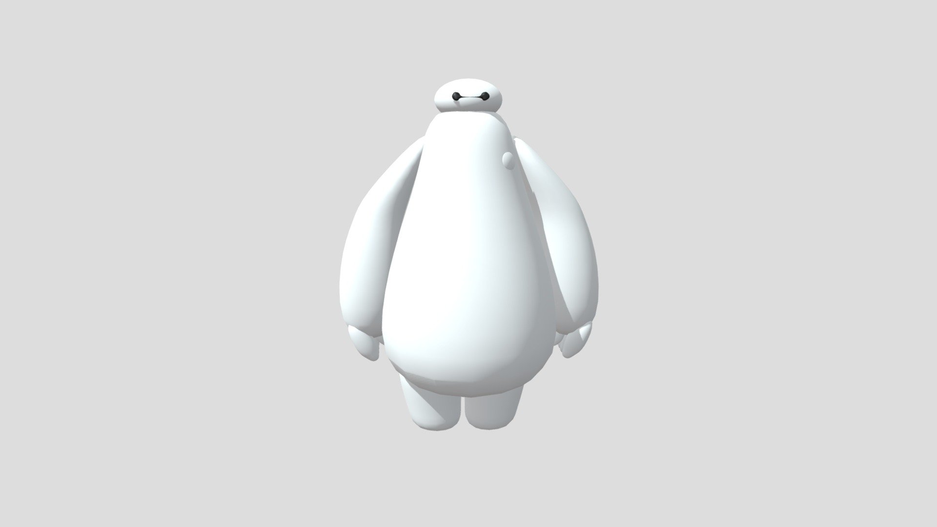 Baymax - Download Free 3D model by Akinremi [548cf90] - Sketchfab