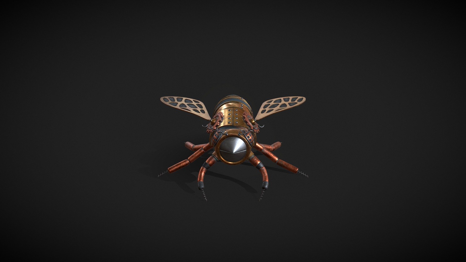 Steampunk Firefly - 3D model by alenakirpota [548ea7b] - Sketchfab