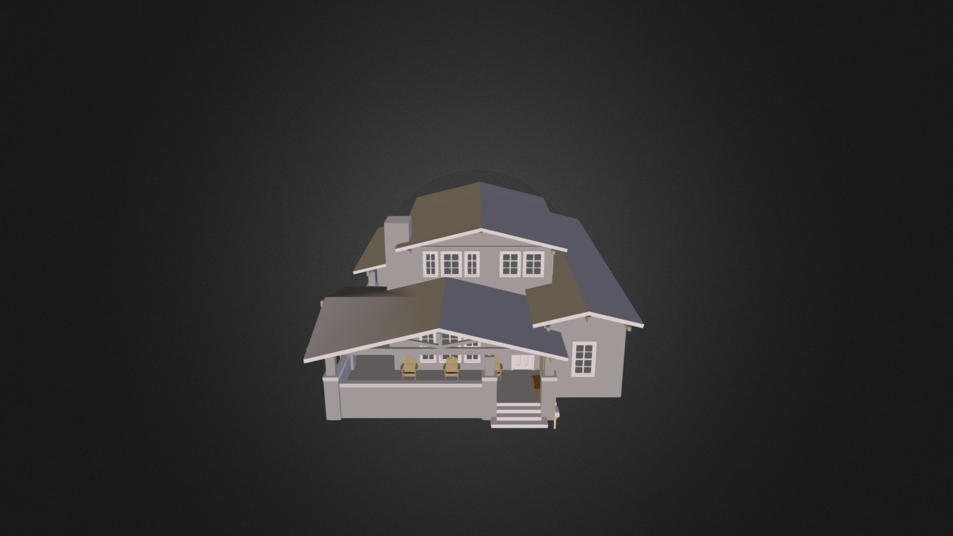 Ansley House Exterior - 3D model by billybreathright [5494d04] - Sketchfab