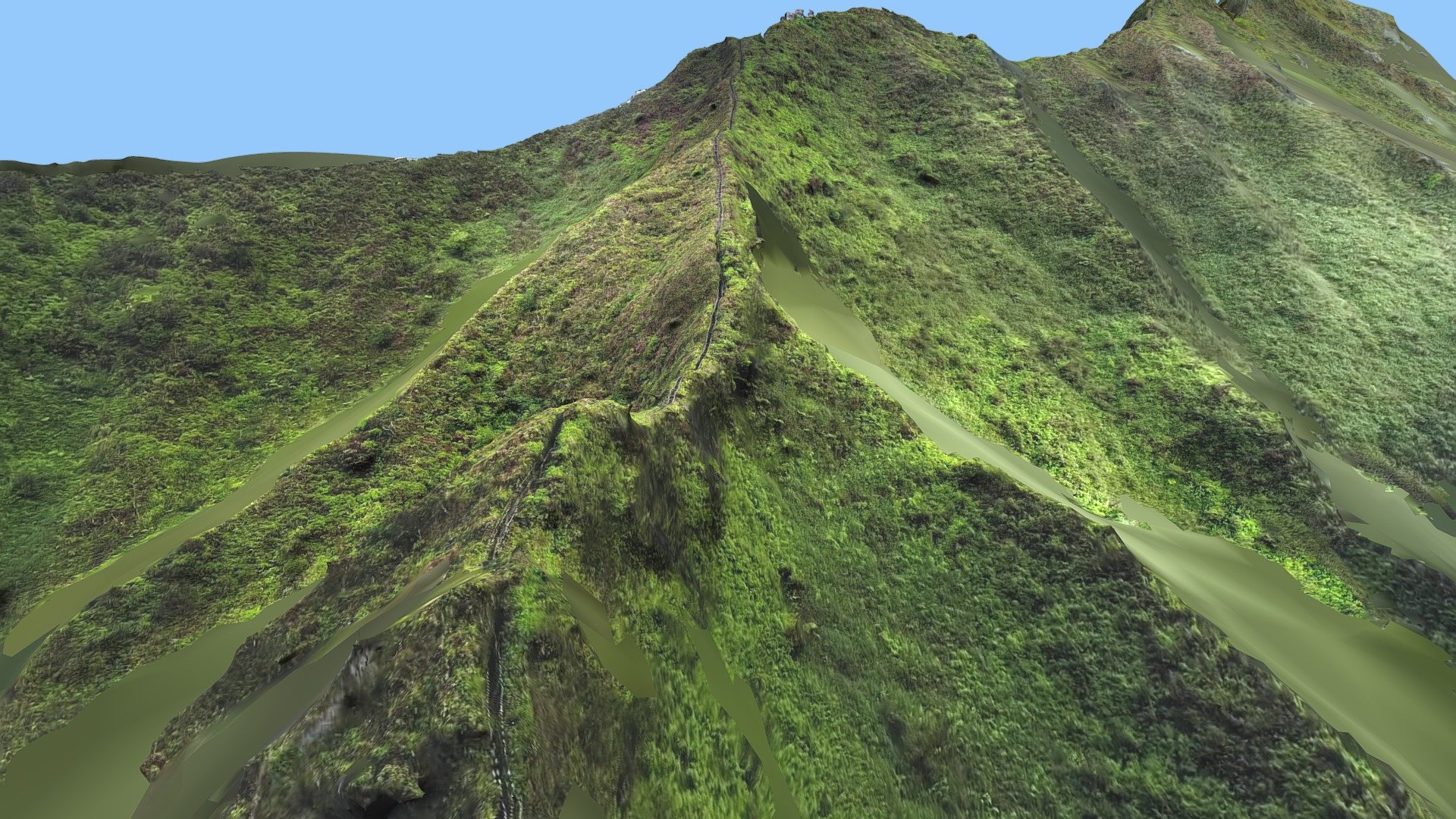 Stairway To Heaven Haiku Stairs - Buy Royalty Free 3D model by ...