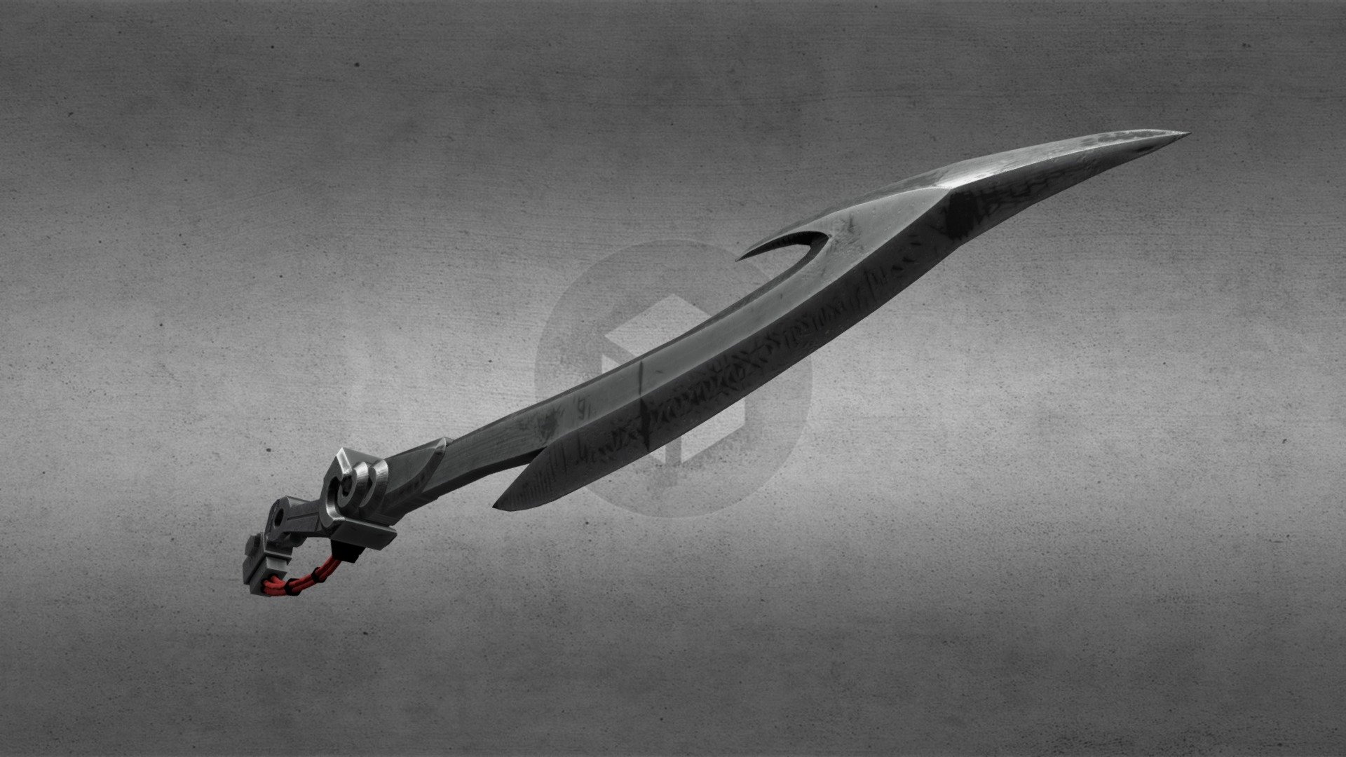 Strange sword - Download Free 3D model by skazlojops [549622d] - Sketchfab