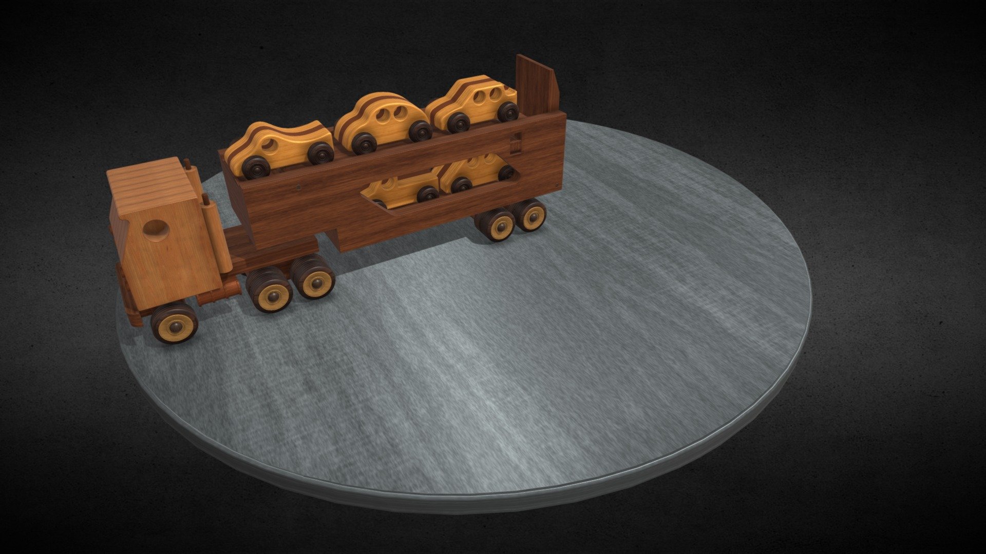 Auto Transport Wooden Toy - Download Free 3D model by trinityscsp ...