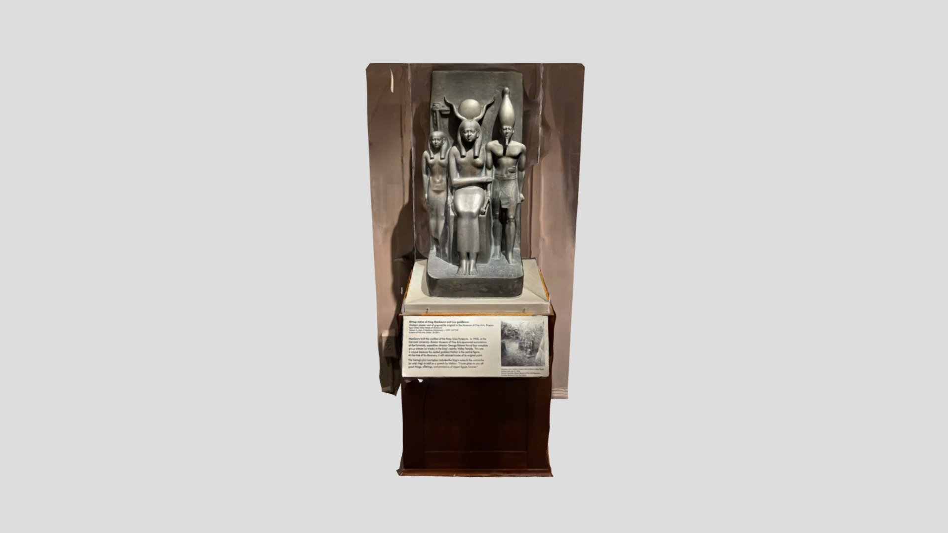 Menkaure triad reproduction 09.200.1 - Download Free 3D model by pmanuelian [5496773] - Sketchfab