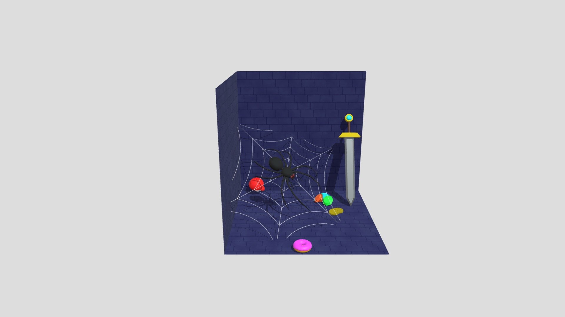 Spider diorama - Download Free 3D model by EHL (@EHLnto) [5498e3f ...
