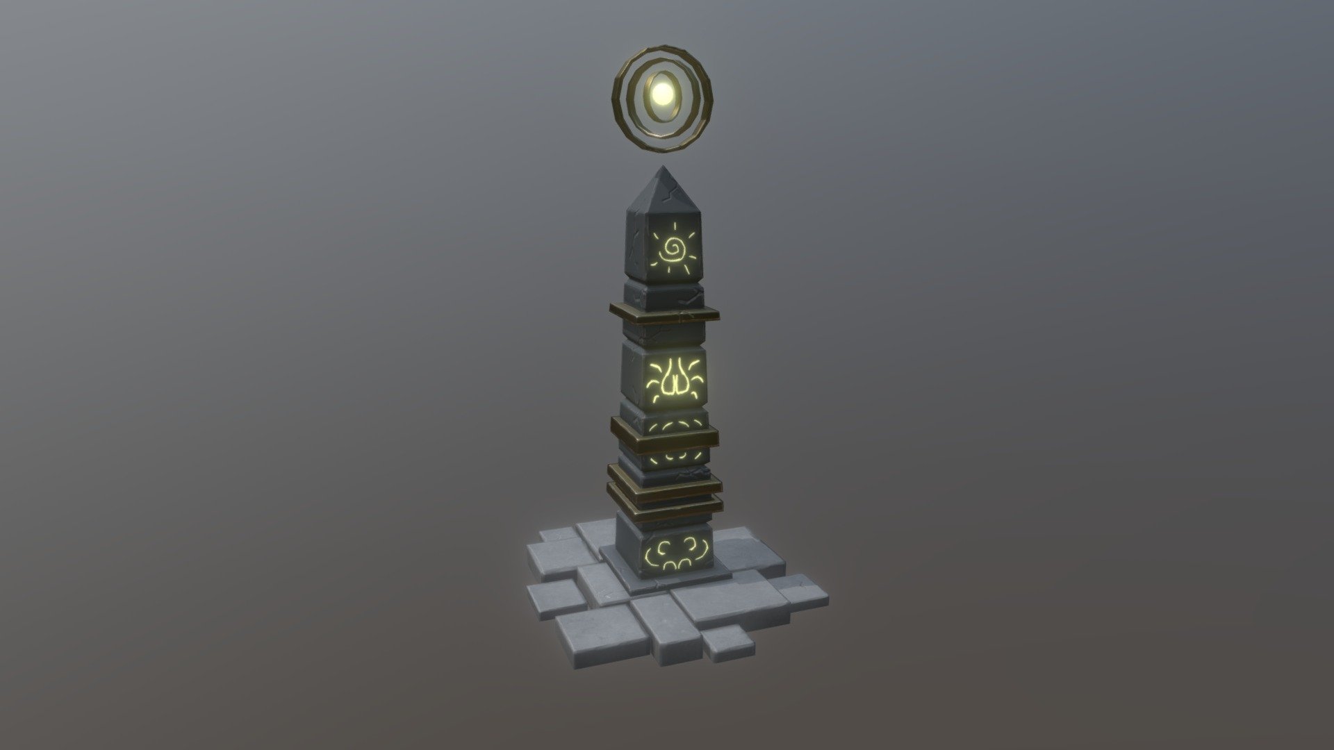 Stylized Obelisk - 3D model by Rico Peters (@ryko777) [5499b7f] - Sketchfab