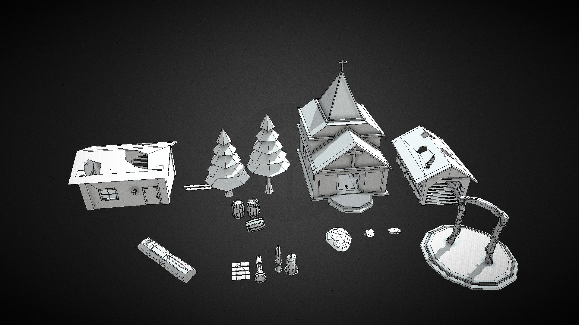 HorrorGameAssets_ArtStation - 3D model by iHytrex [549b4d7] - Sketchfab