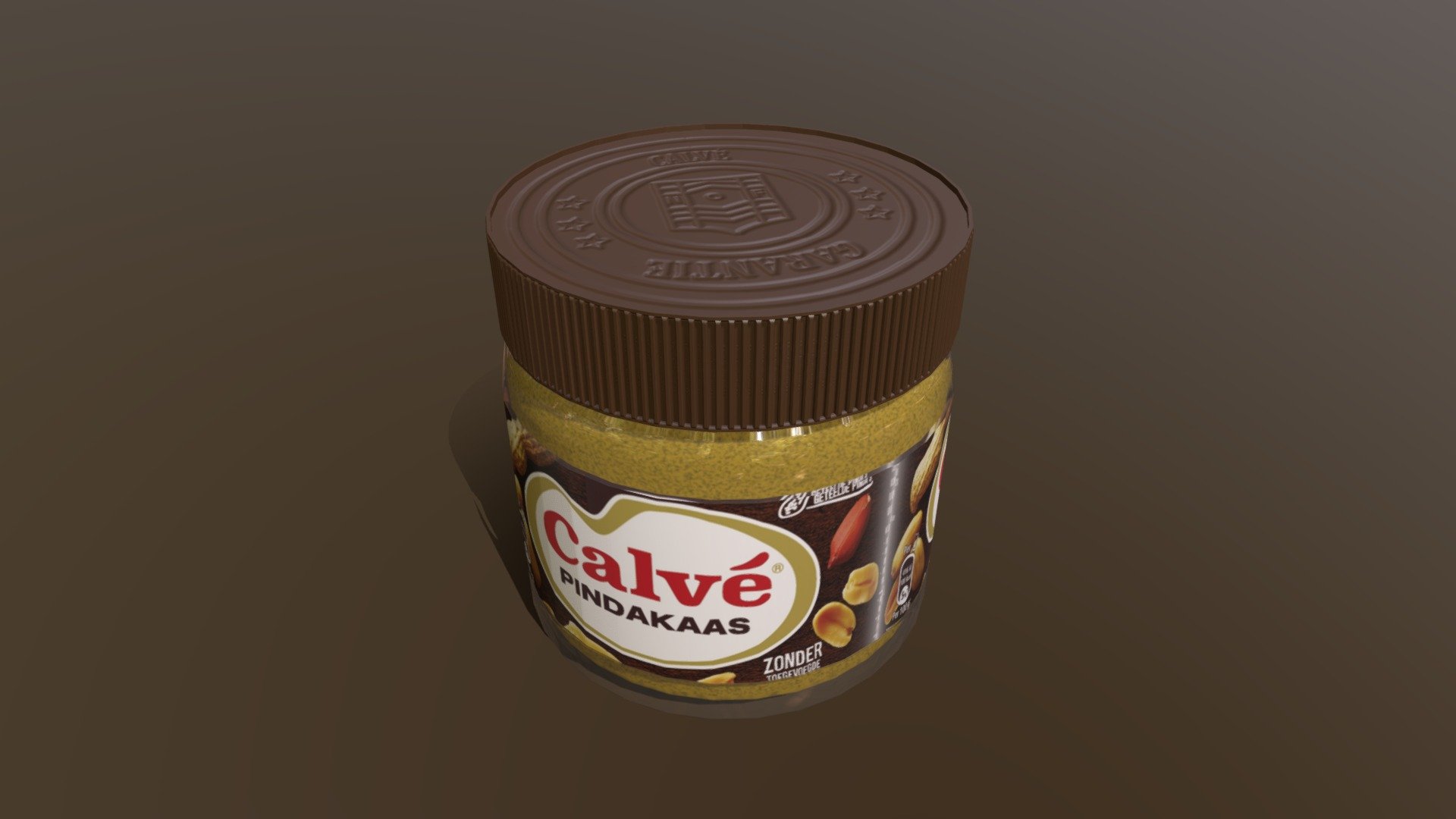 Peanut Butter - 3D model by klaxoneer [549bbef] - Sketchfab