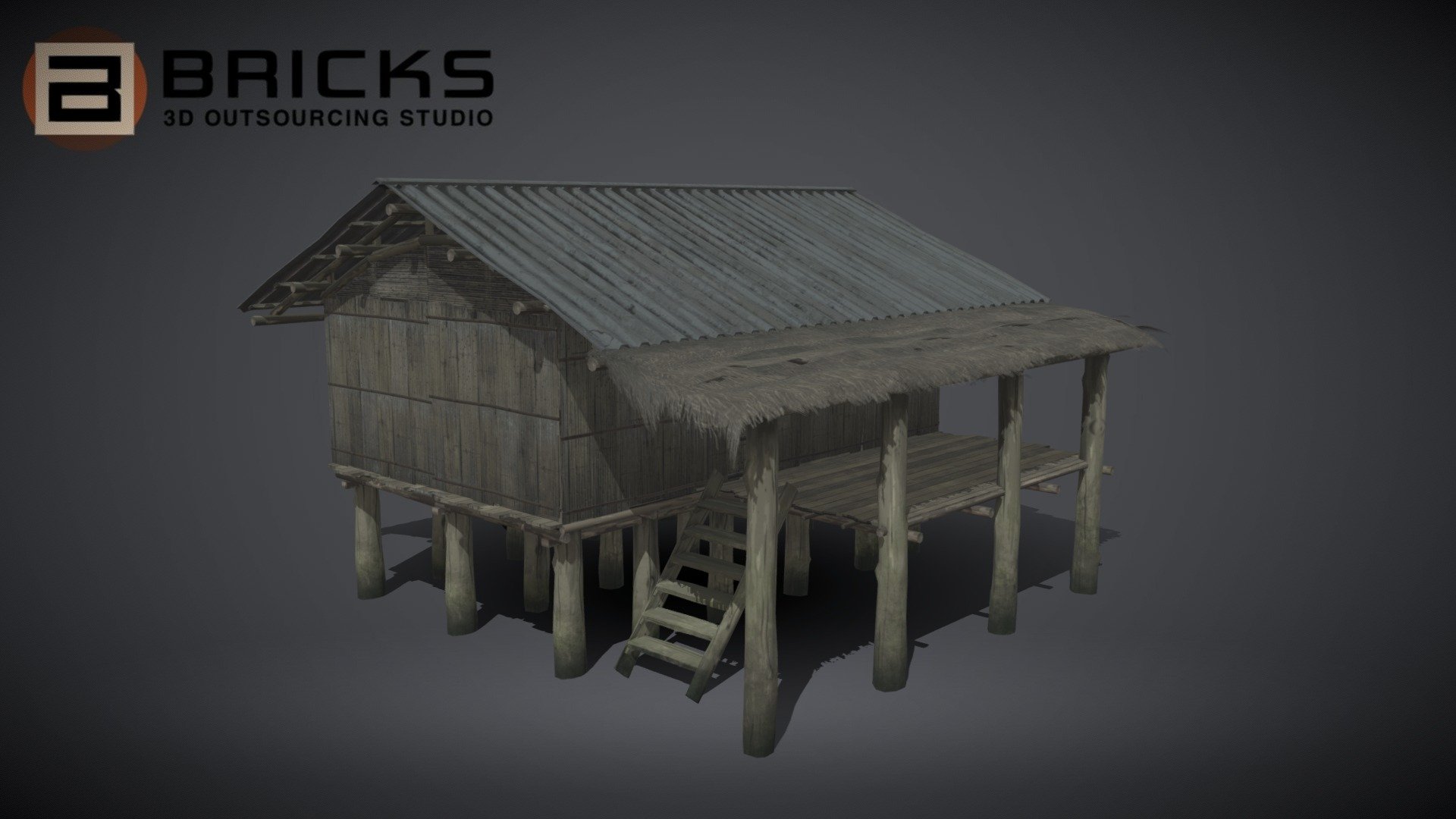 Shack - Buy Royalty Free 3D model by Bricks Studio (@bricks3dstudio ...