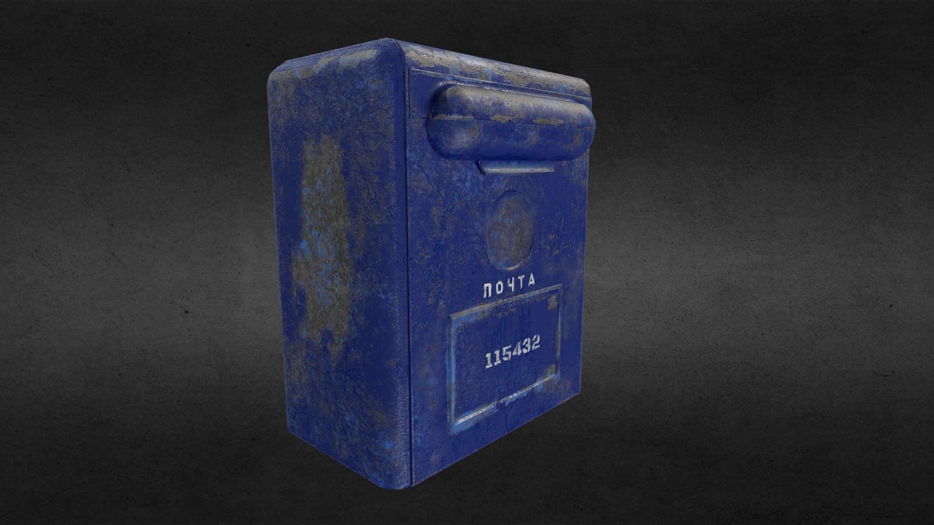 Mailbox_Russian_post - Download Free 3D model by greenshem13 [549e578 ...