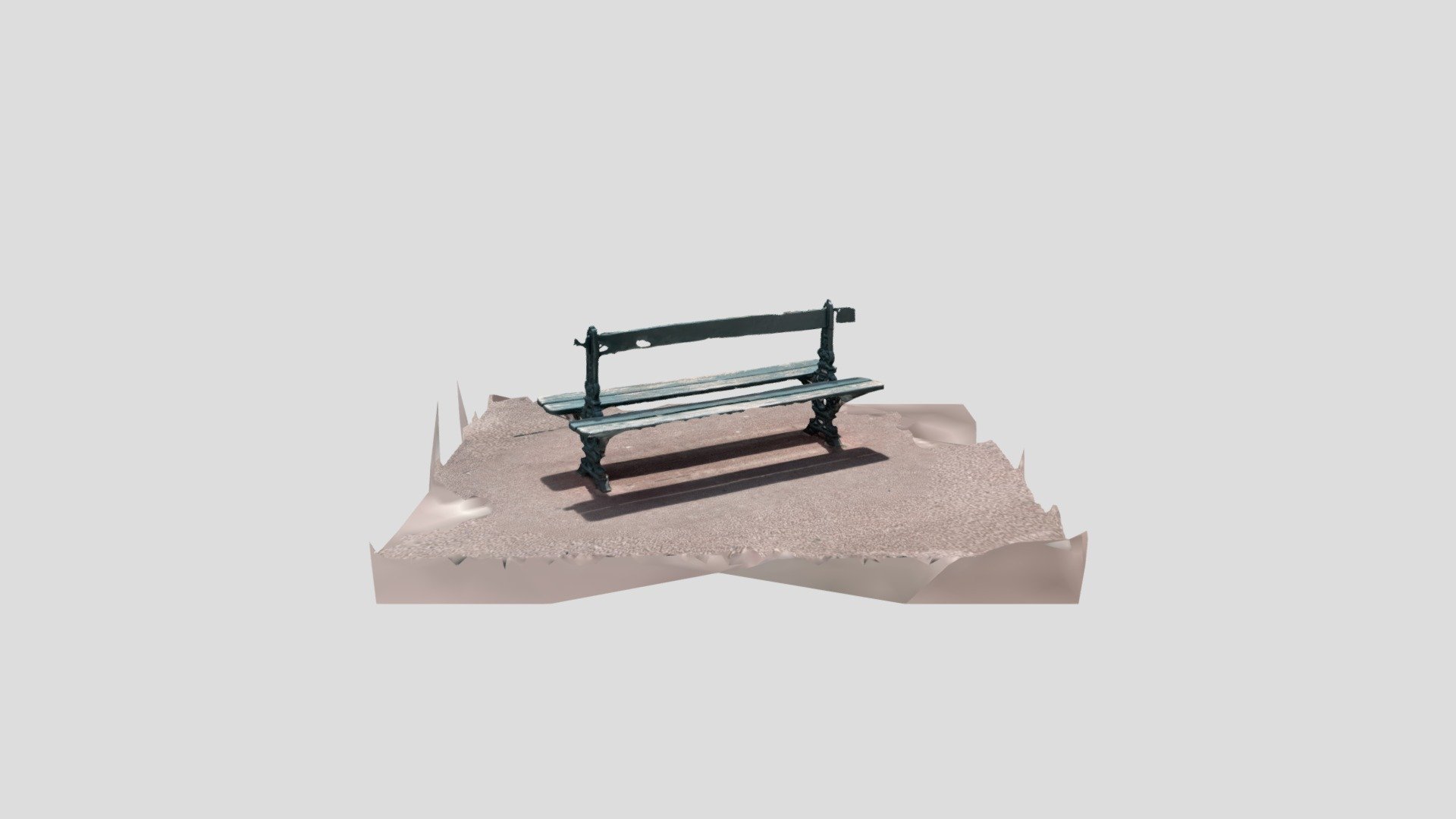 French Bench scanned test in Bayonne - Download Free 3D model by mr ...