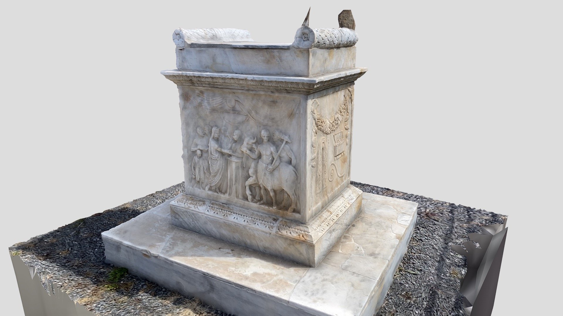 Reality Scan test Altar Genius Augusti Pompeya - 3D model by Néstor F ...