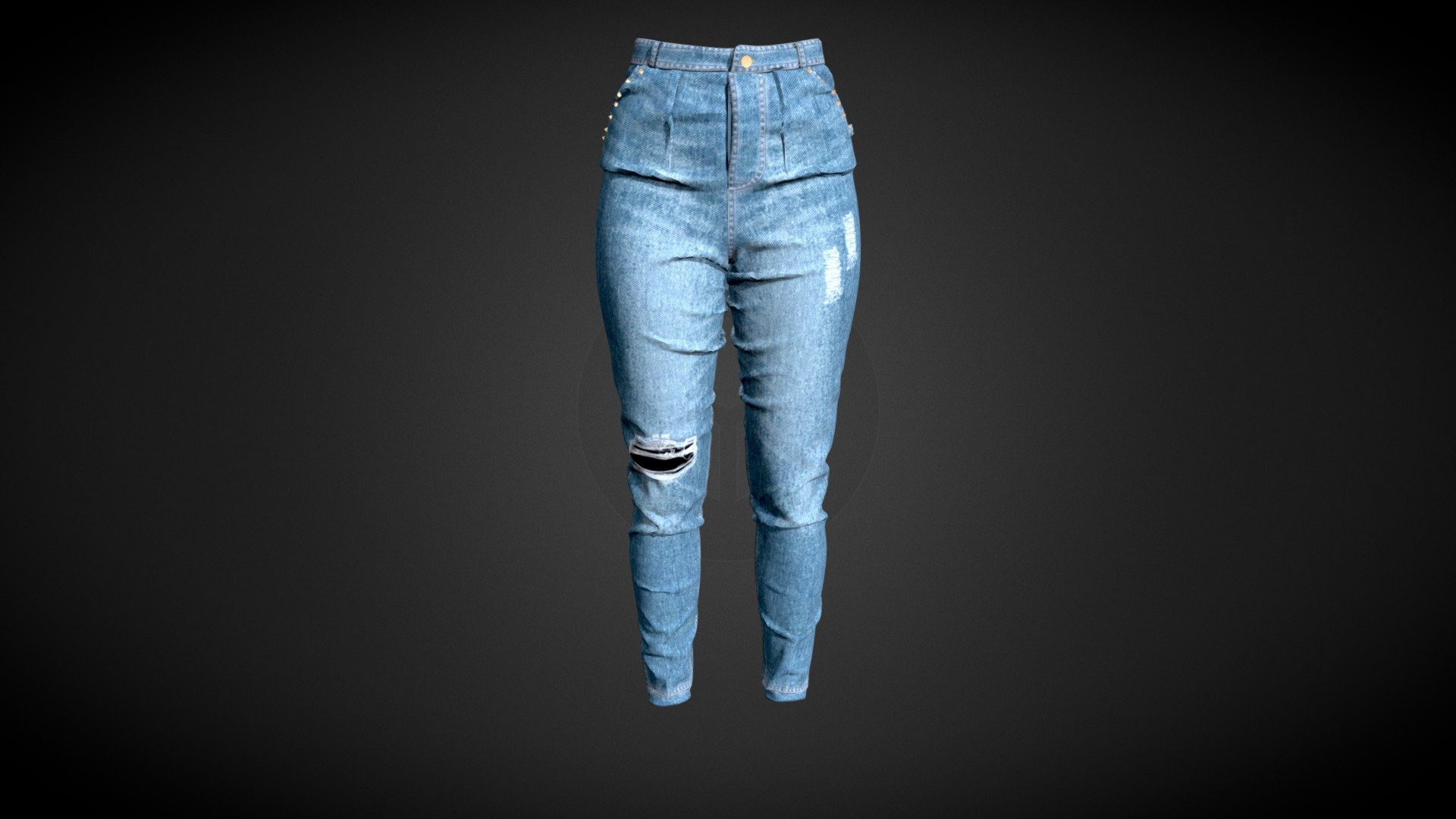 Female jean- NO_2 - 3D model by nasimbeyt [54a069c] - Sketchfab