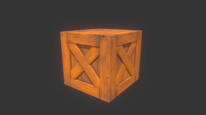 Stylized-wooden-box 3D models - Sketchfab