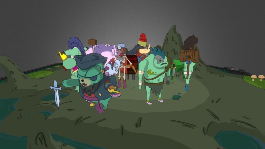 Card Wars Kingdom: Swamp creatures - 3D model by Alex Borjas ...