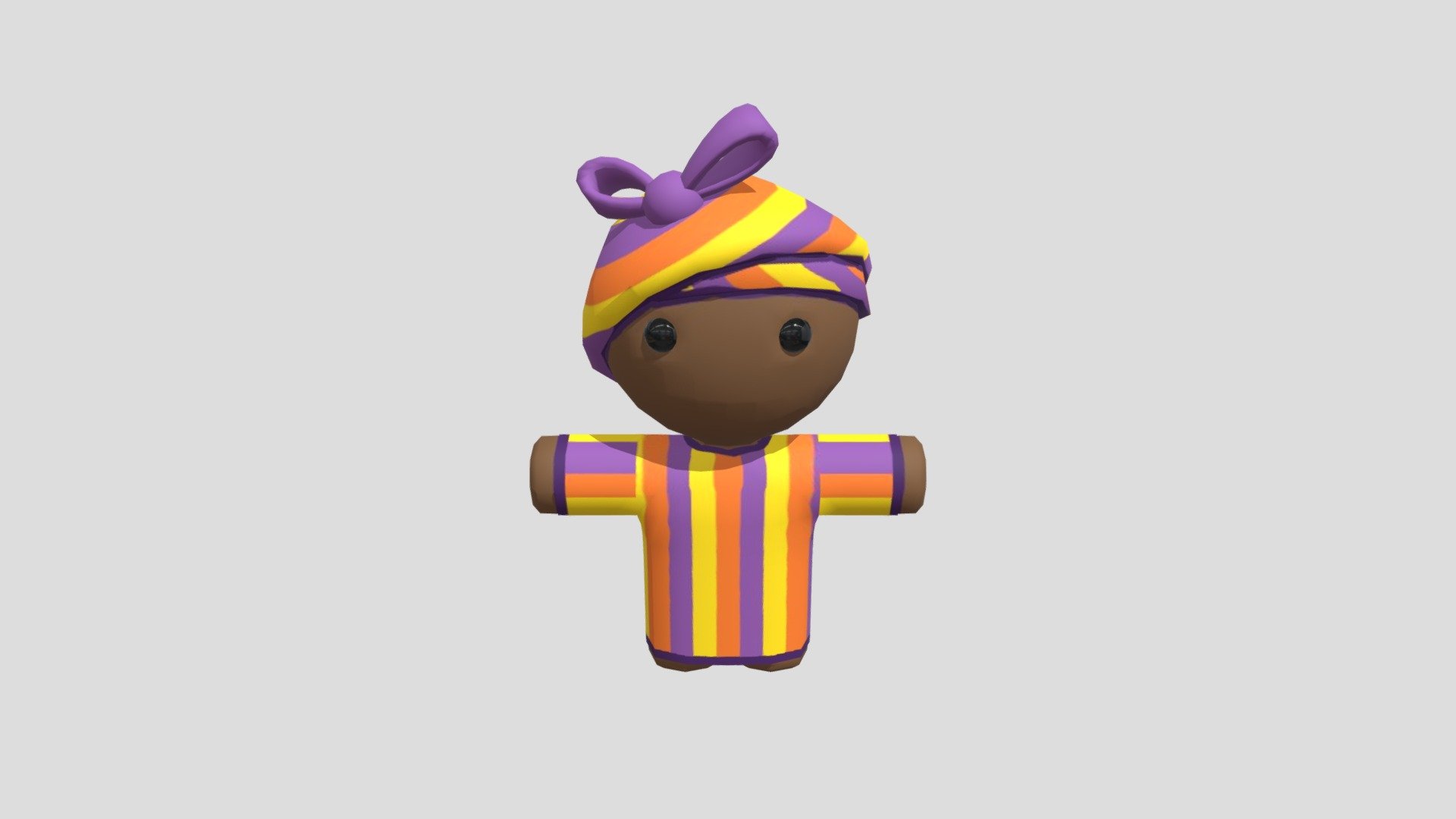 African Woman - VRChat Avatar - Unity 3d - Buy Royalty Free 3D model by ...