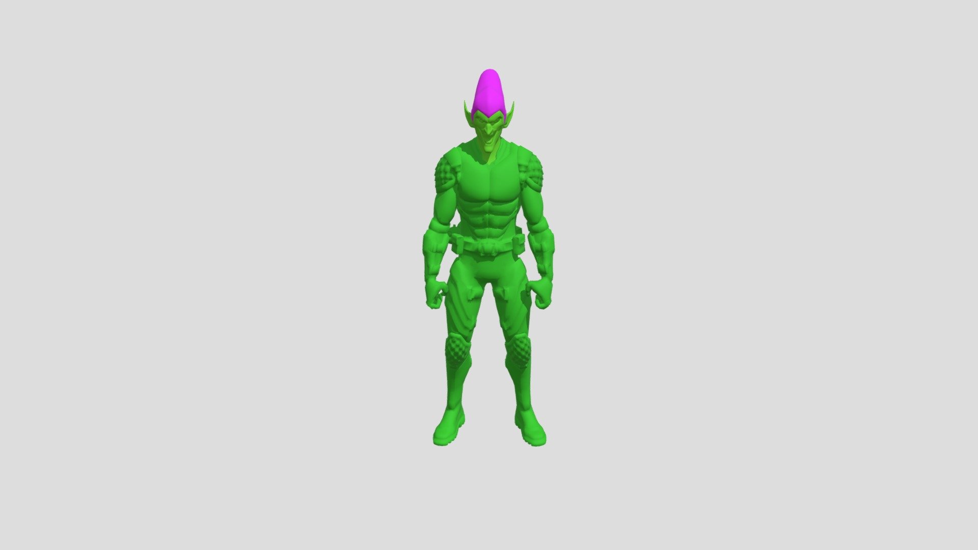 green gobile - Download Free 3D model by batman and jason and spiderman ...