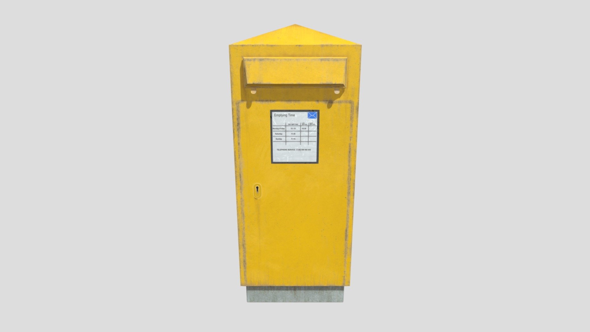 post box 35 AM24 - Buy Royalty Free 3D model by Evermotion [54a39bc ...