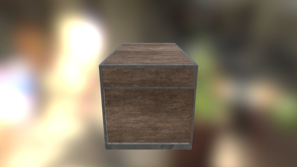 Crate Box Storage - 3D model by nicogaballonie [54a4ee2] - Sketchfab