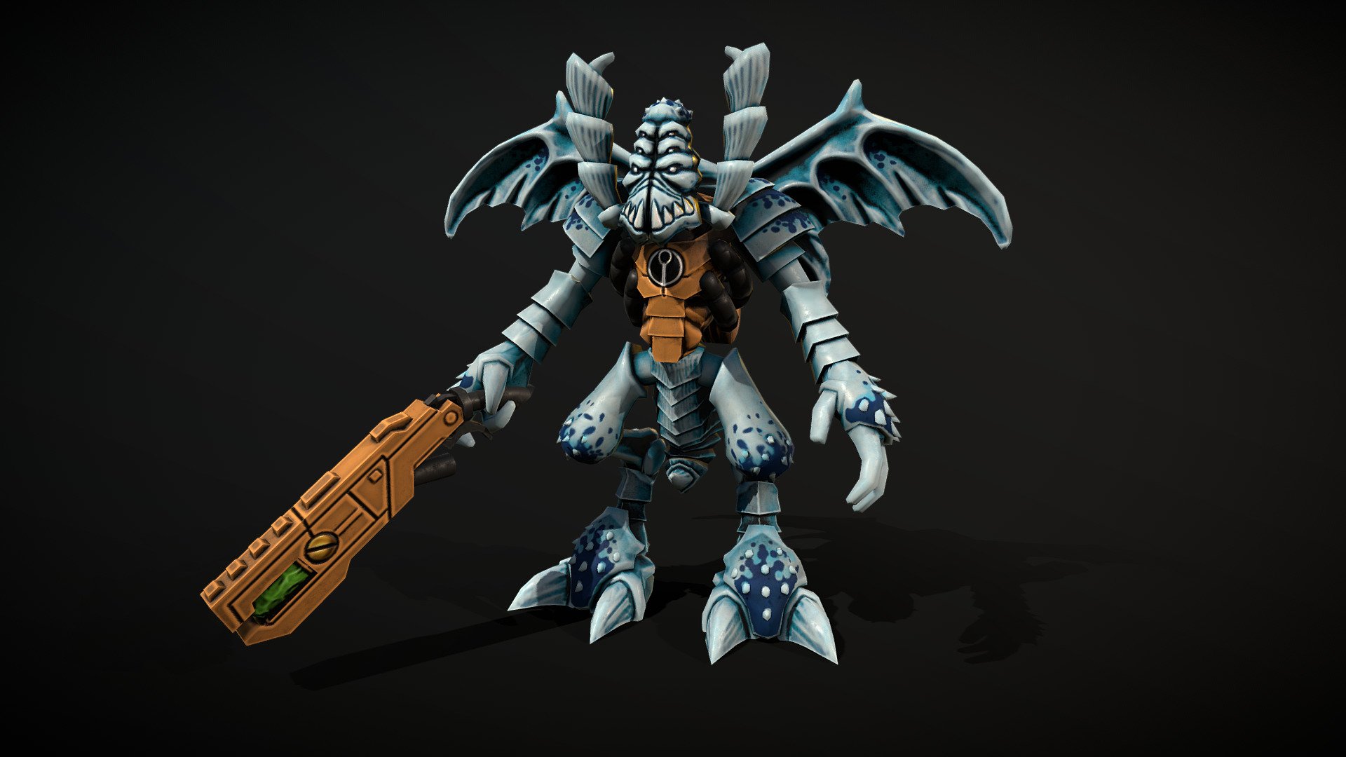 Vespid Stingwing - 3D model by Zafio [54a70d9] - Sketchfab