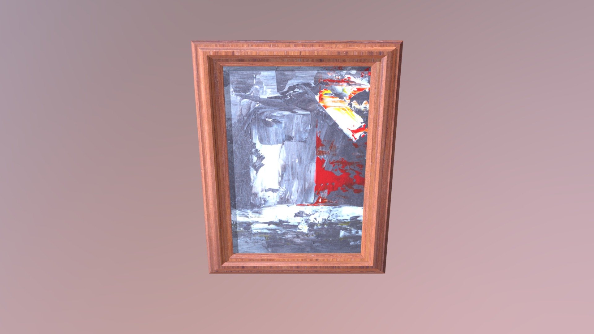 Painting In A Frame - Download Free 3D model by Cyborrooster [54a72a5 ...