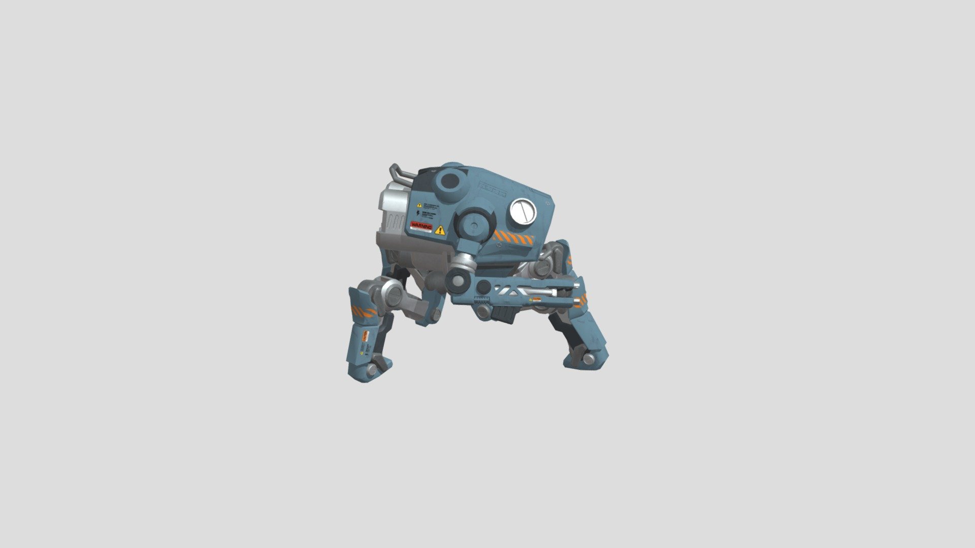 futuristic robot player model - 3D model by stinnaonthegimma [54a7589 ...
