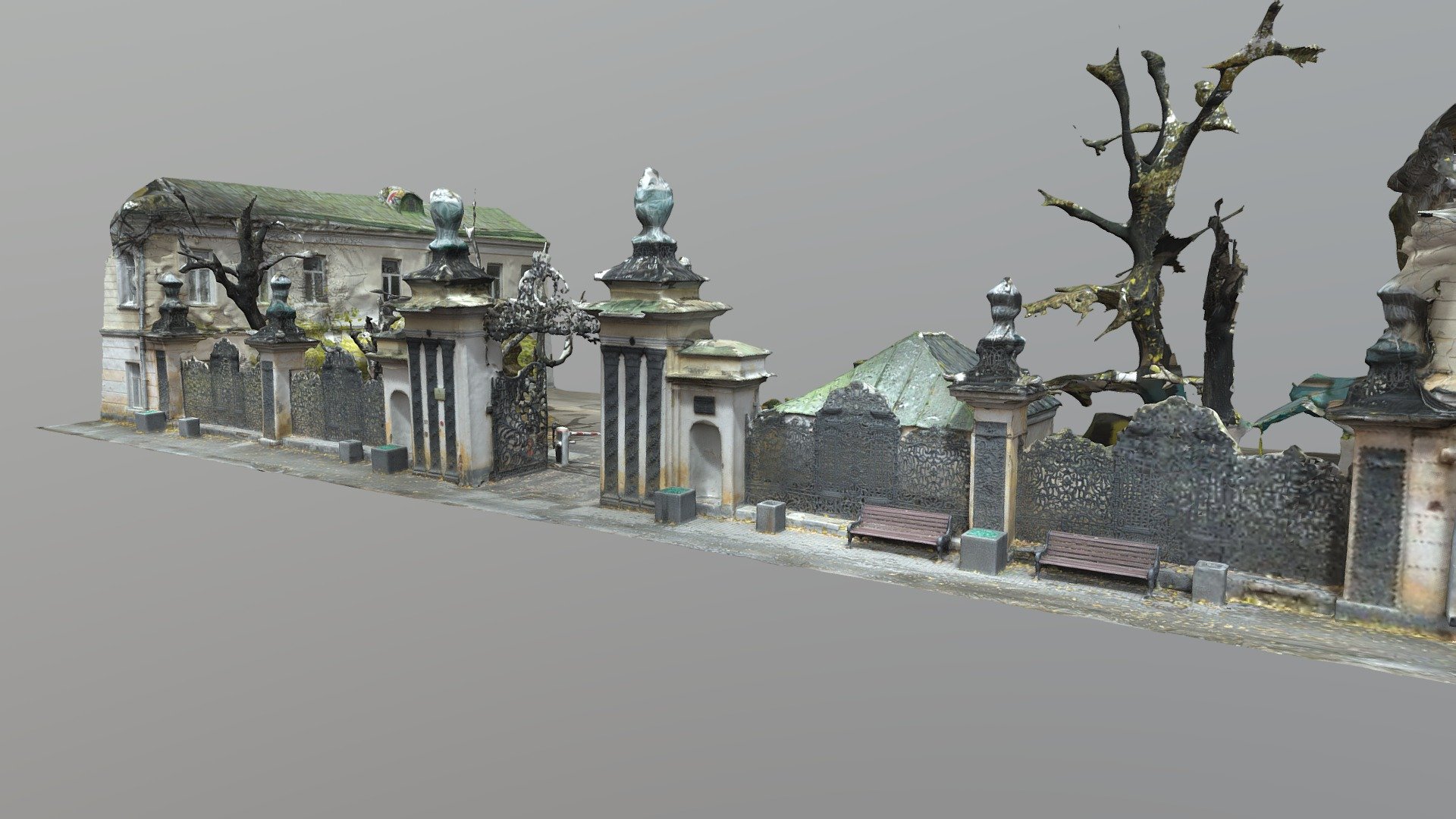 Gate - 3D model by for3dteam [54a75cf] - Sketchfab
