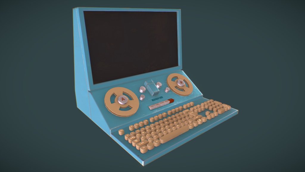 "Magnit-102" Computer - 3D model by roumonk [54a8583] - Sketchfab