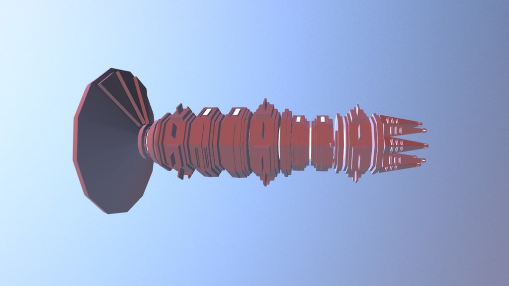 Spinning Retro VR Space Ship - Download Free 3D model by tregg [54a879a ...