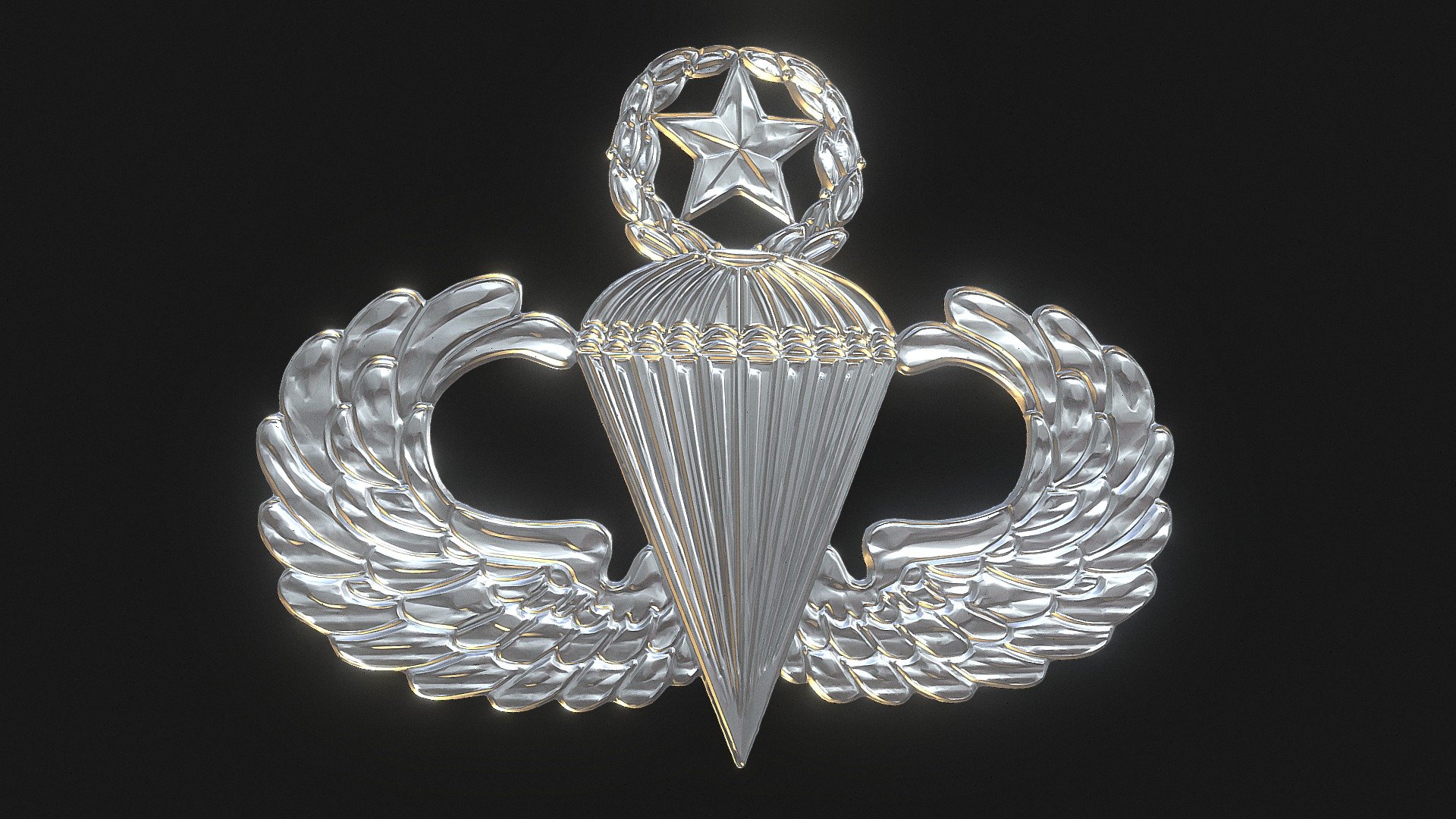 Master Parachutist Badge - To Update - 3D model by Viky_3D ...