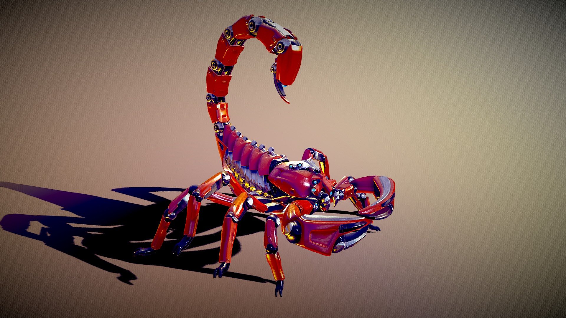 Scorpion Robot - 3D model by Korneev Nikita Kirillovich ...