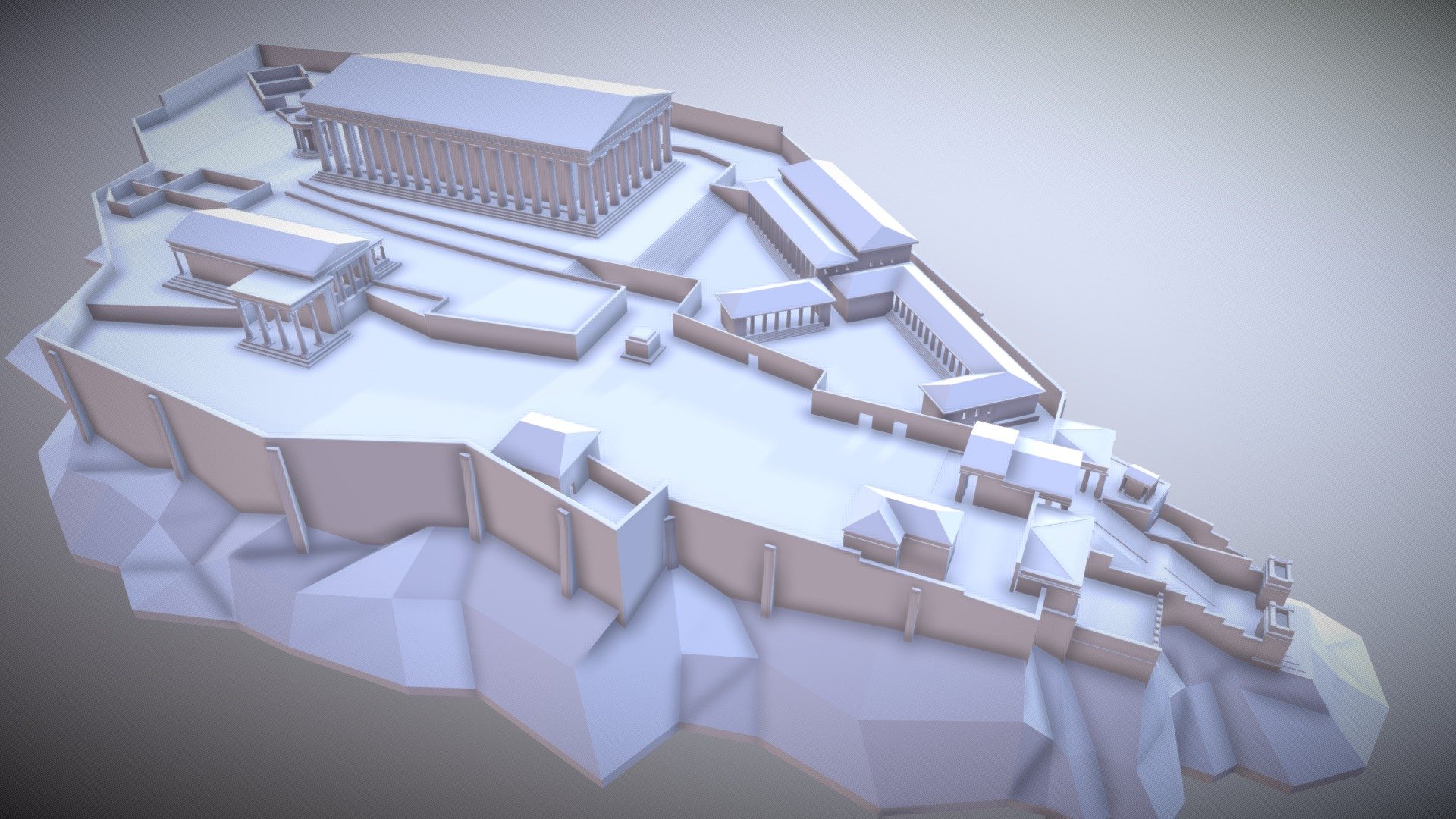 Acropolis_01_FBX - Buy Royalty Free 3D model by Giimann [54a97ca ...