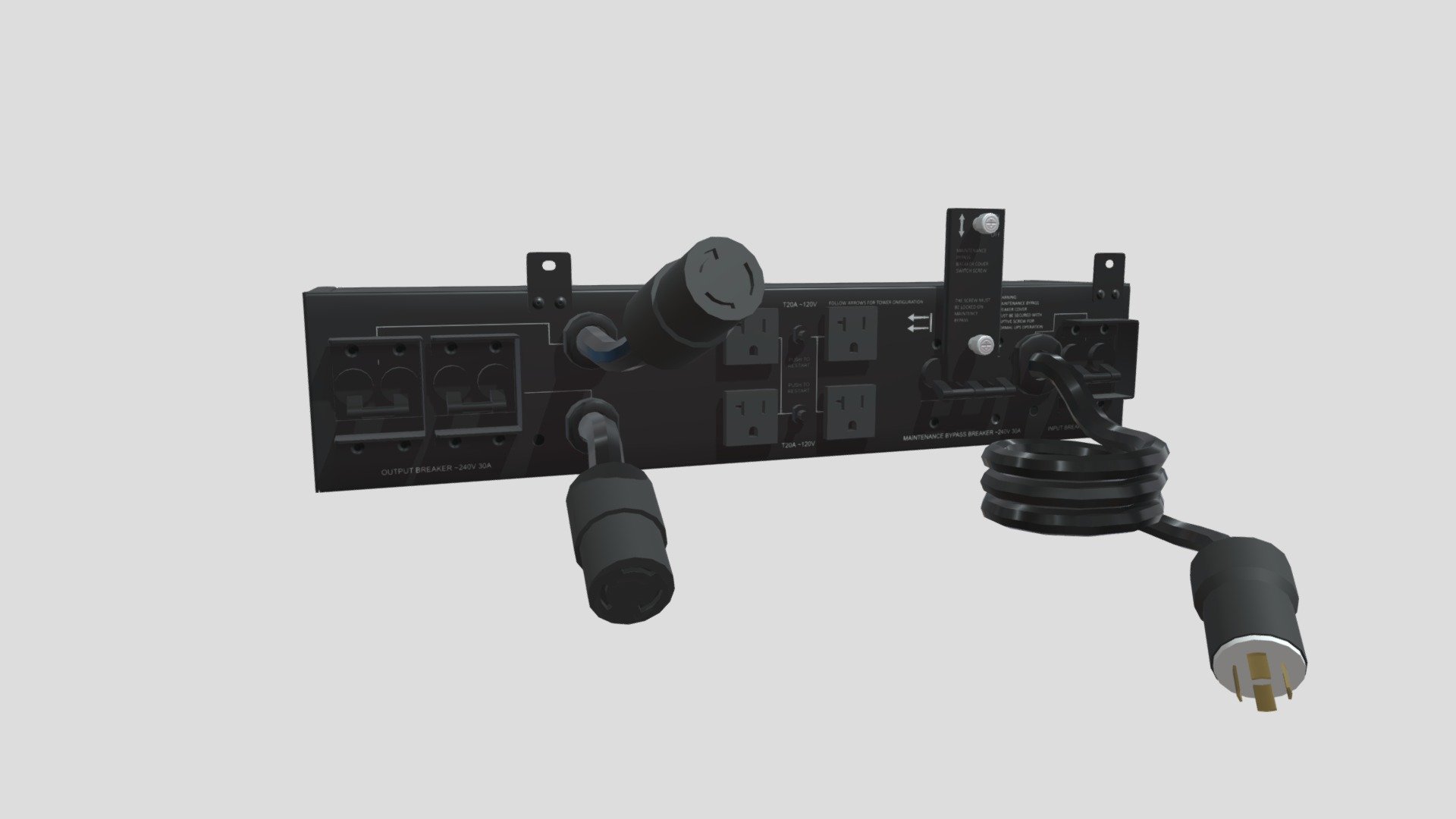 PD5-003 - 3D model by Vertiv [54a9b95] - Sketchfab