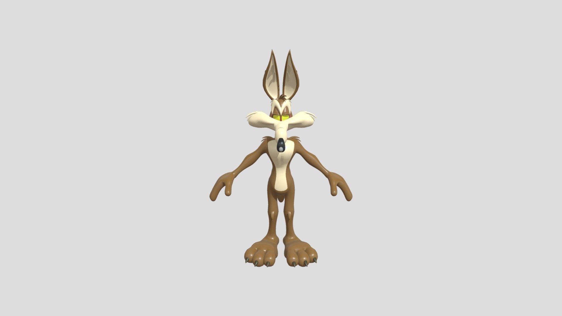 Wile E Coyote - 3D model by mustafatylan68 [54ac17a] - Sketchfab