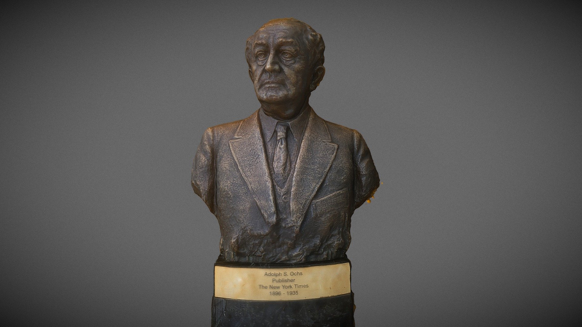 Adolph Ochs from NYT - 3D model by alban [54ada91] - Sketchfab