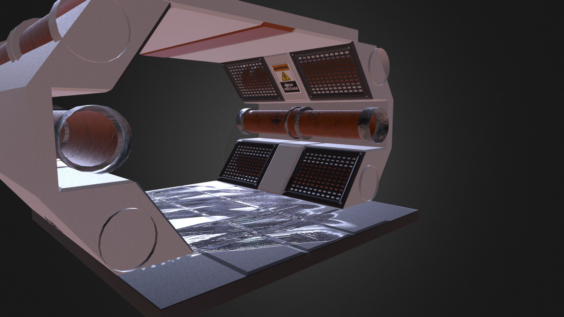 Corridor - Download Free 3D model by ZachWilkins1997 [54af45b] - Sketchfab
