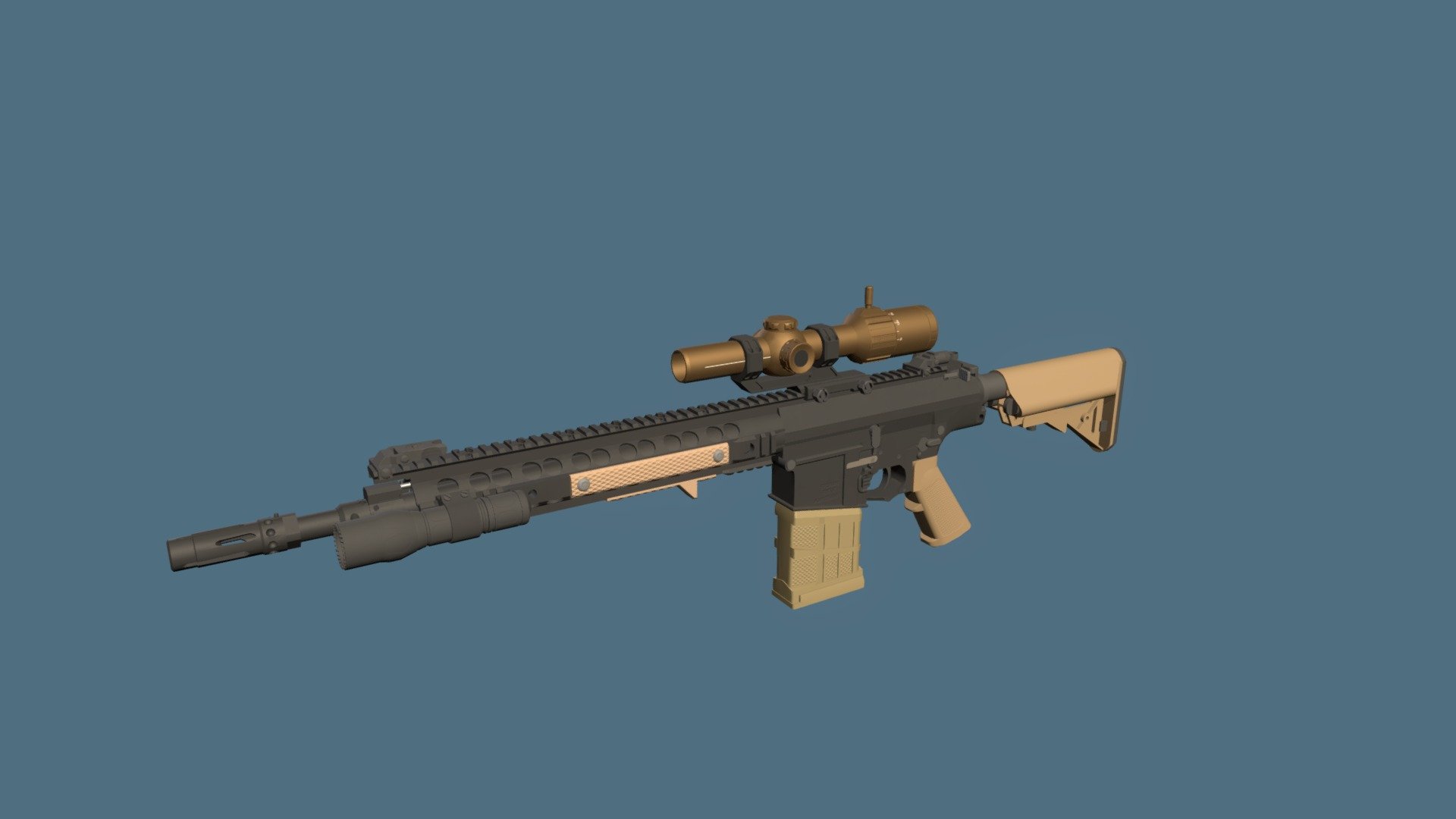 SR-25 - 3D model by Corey3D (@coreyc3d) [54af57f] - Sketchfab