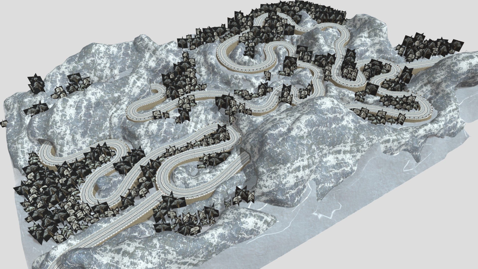 Winter Racing Track - 3D model by Wasi204 (@hafizzwaseem88) [54b0d6d ...