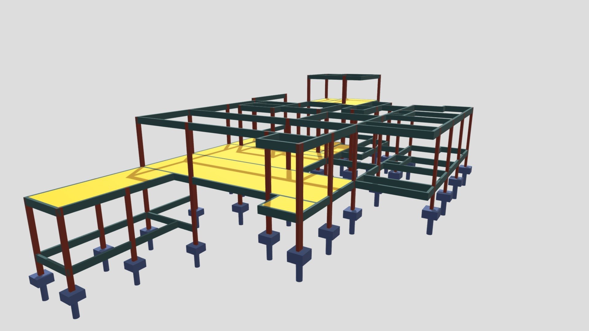 Modelo 3D Projeto Estrutural - 3D model by Juliana.Gomes [54b11d0 ...