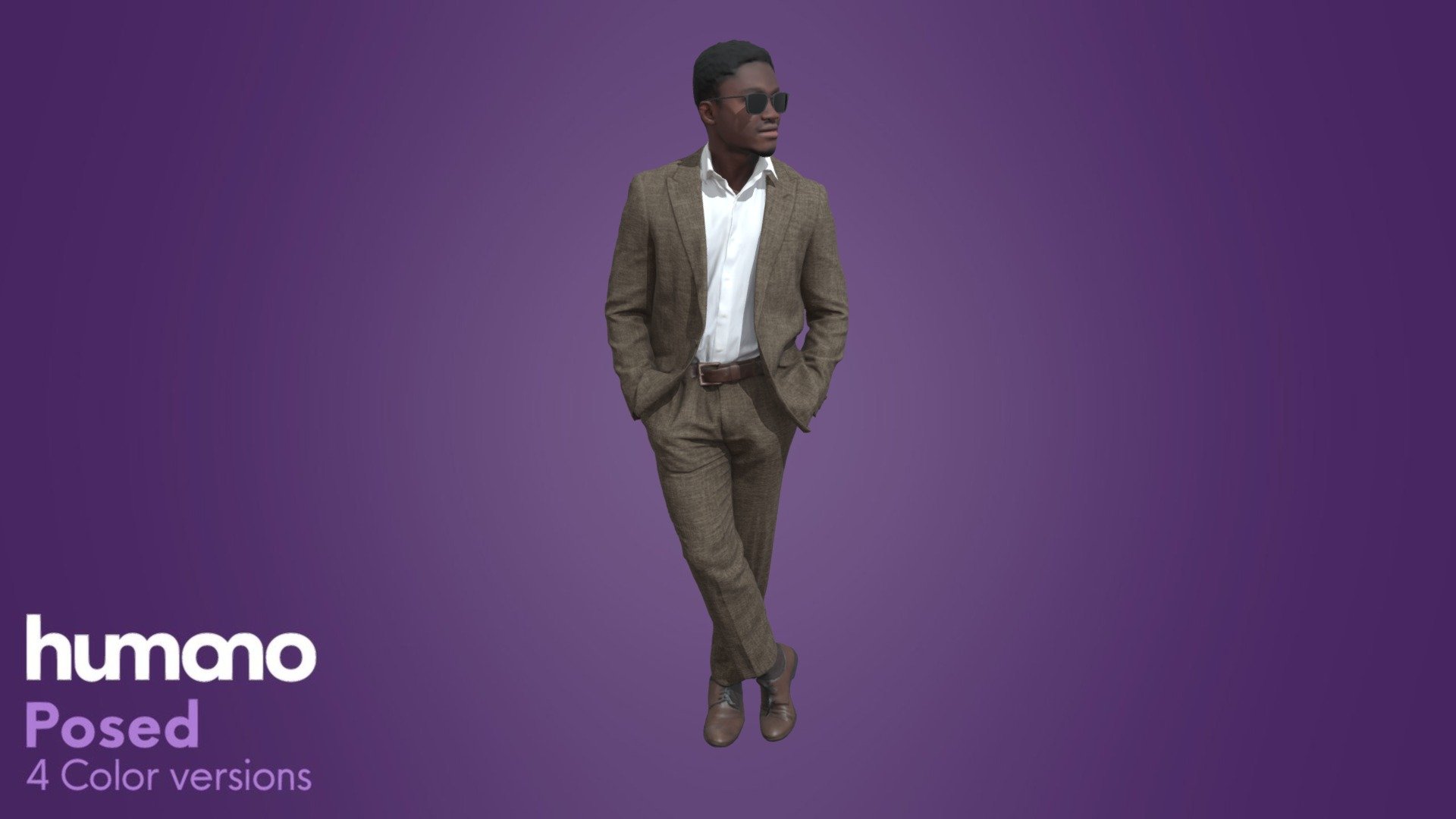 Posed Black Man People for Cars Humano 064-4964 - Buy Royalty Free 3D ...