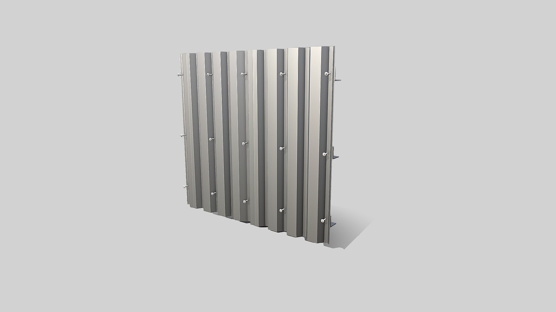 Corrugated Roofing Sheet - Angle Beam - 3D model by Engineering Edge ...