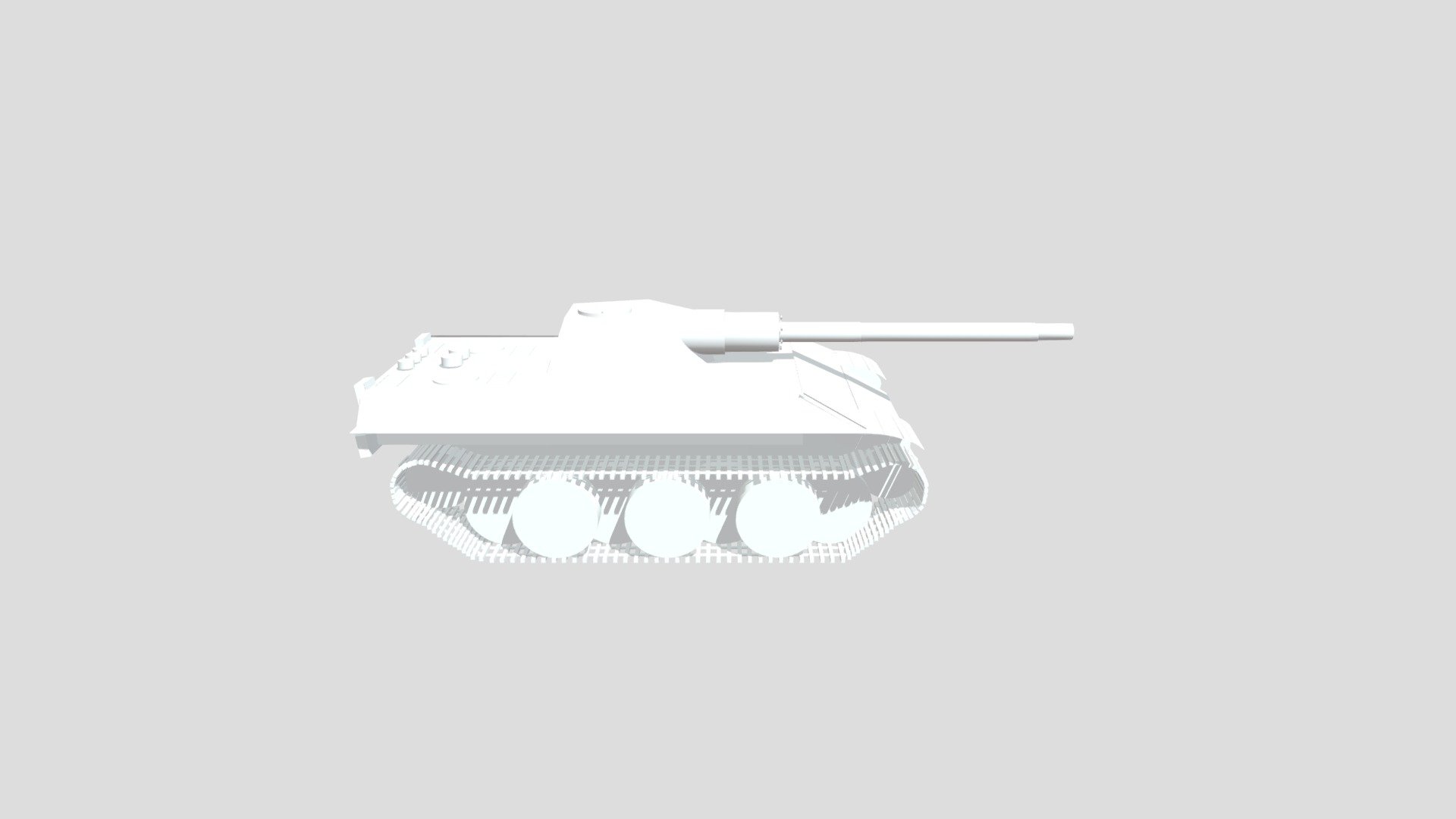 Panzer (Panzerkampfwagen) German Army Tank - 3D model by LucasStempak ...