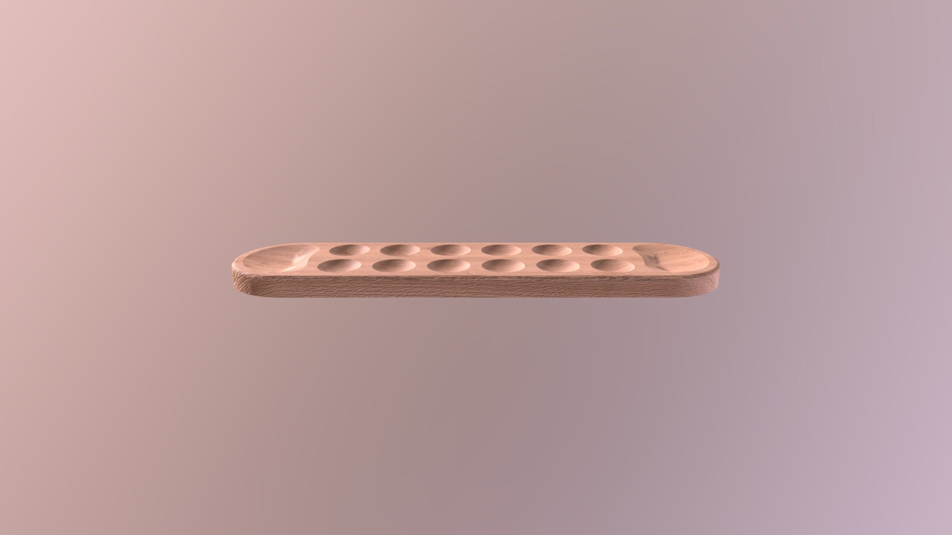 Kalah Board - 3D model by Ujif [54b2653] - Sketchfab